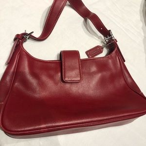 Coach | Bags | Vintage Coach Red Purse Circa 9s | Poshmark